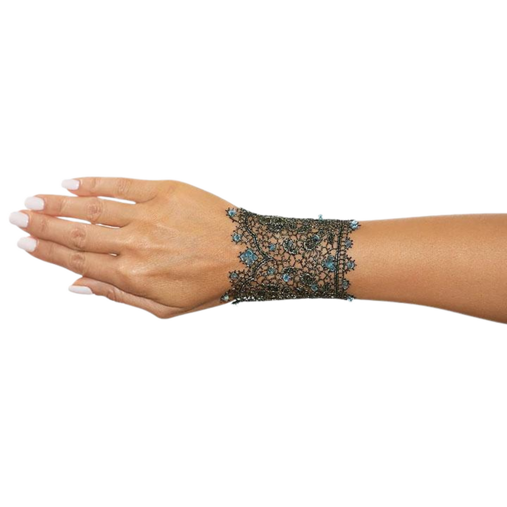 Oscar Cuff Bracelet Swarovski Crystals I KIM SMILEY – Kim Smiley